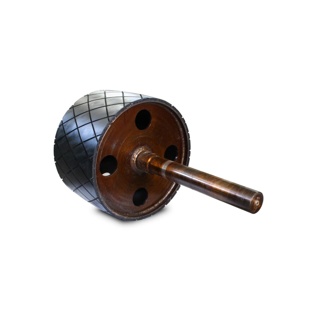 Revestimento de Rolo com Borracha Frisada para Transporte