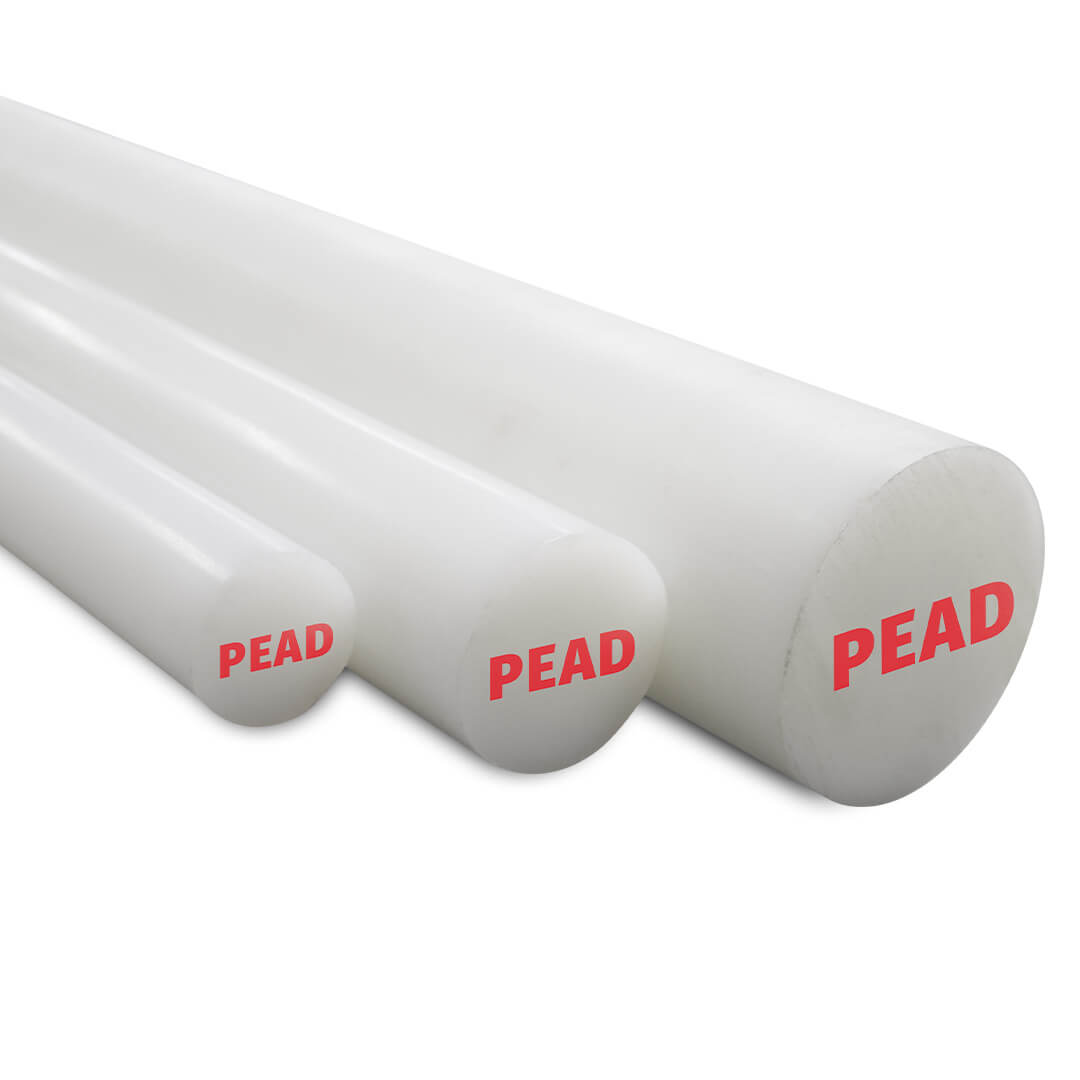 Tarugo em PEAD Branco